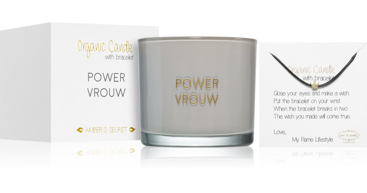 My Flame Candle With Bracelet Power Vrouw scented candle | notino.co.uk