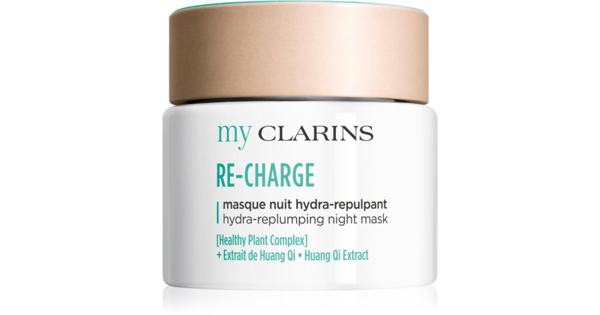 My Clarins Re-Charge Hydra-Replumping Night Mask енергизираща маска за ...