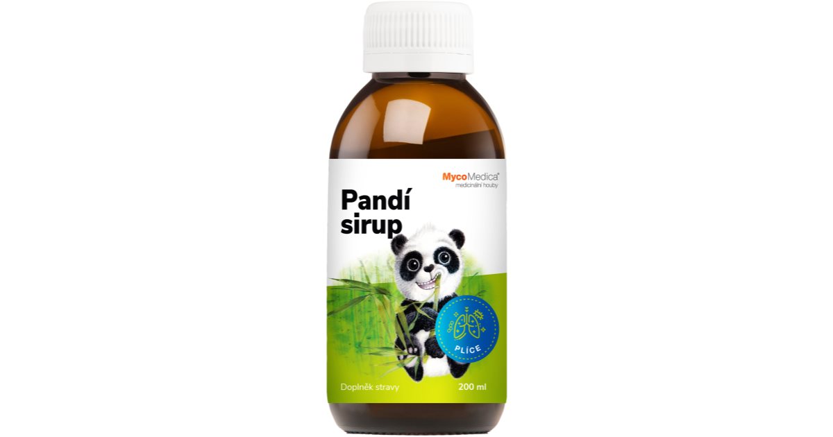MycoMedica Panda Syrup siirappi hengityselimistön normaaliin toimintaan ...