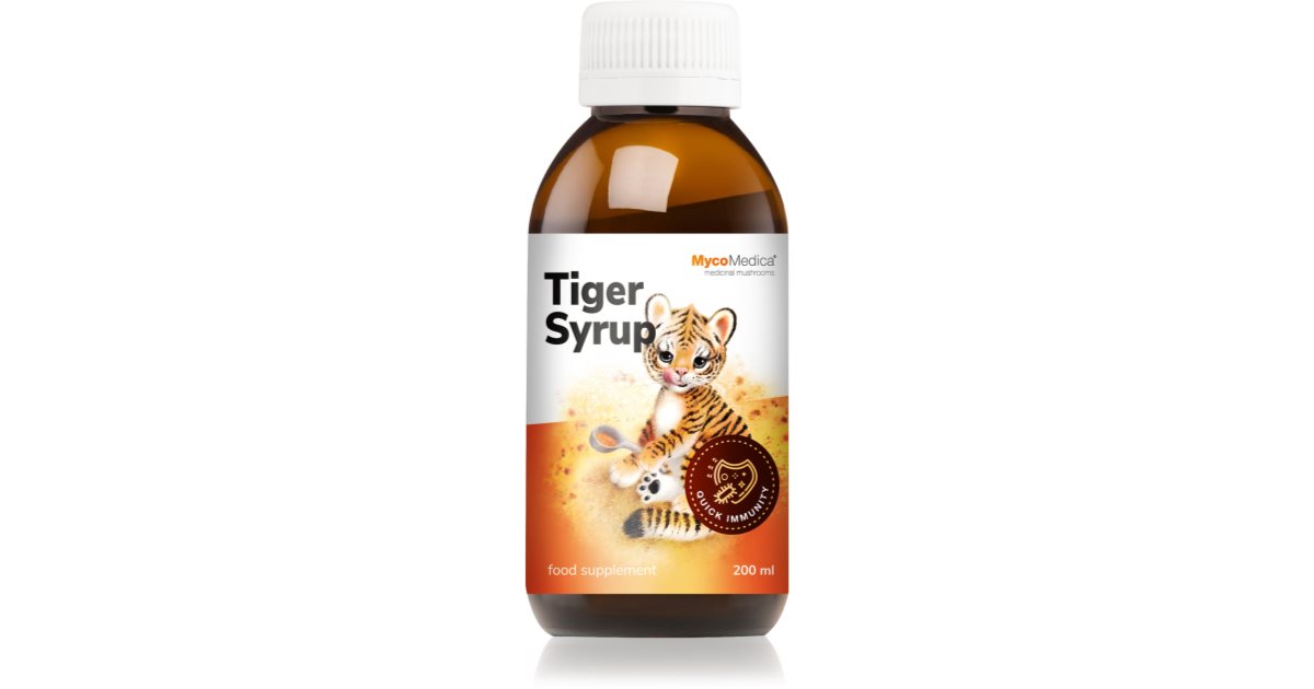 MycoMedica Tiger Syrup syrop z ekstraktami z grzybów leczniczych