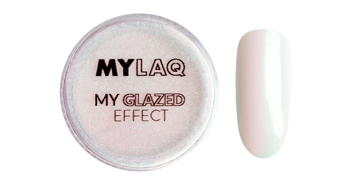 MYLAQ My Glazed Effect polvere con brillantini per le unghie | notino.it
