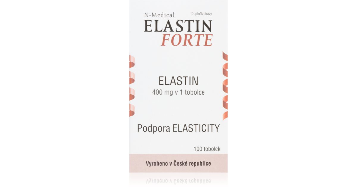 N-Medical Elastin FORTE 400 mg cápsulas que aumenta a elasticidade da ...