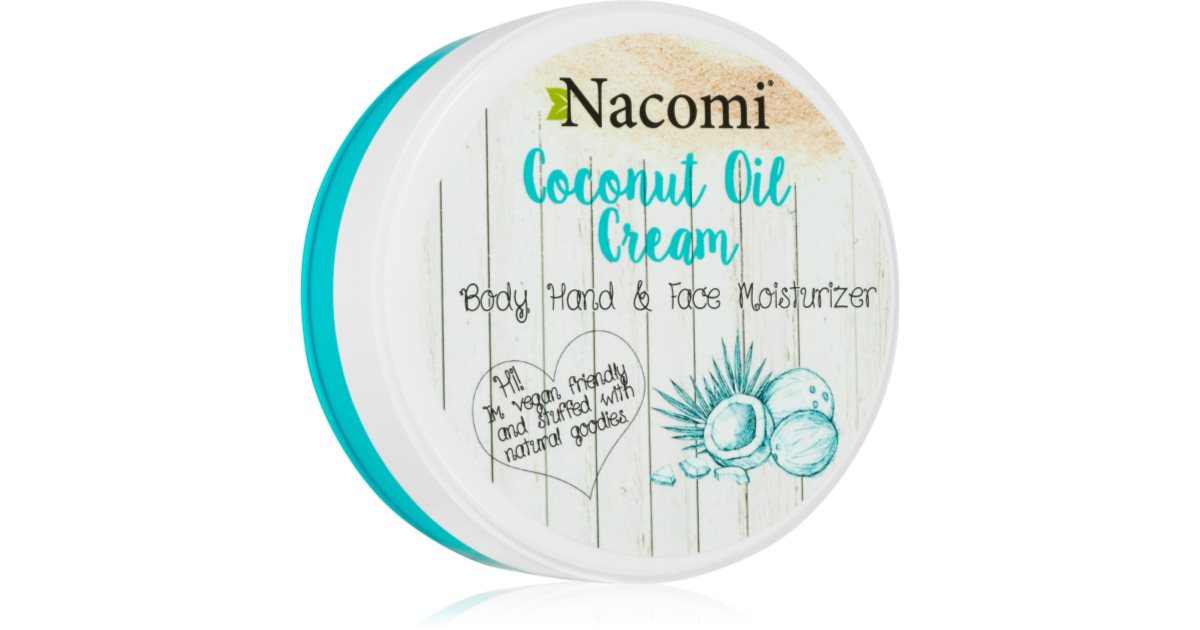 Nacomi Coconut Oil Moisturising Cream for face, hands and body | notino.ie