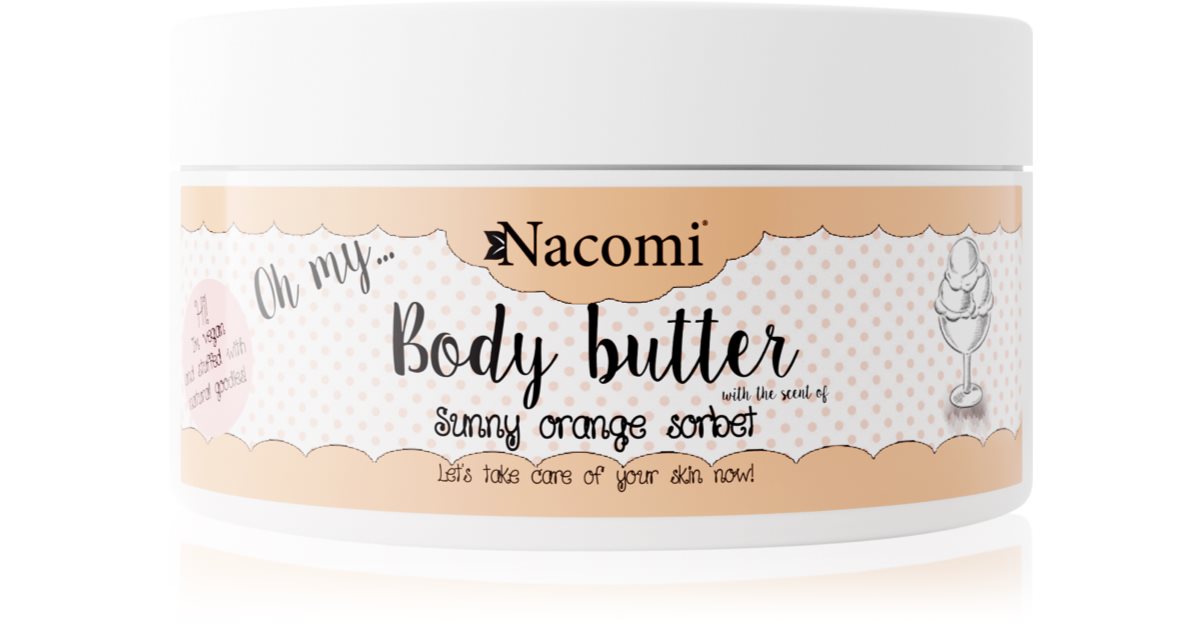 Nacomi Oh my... Sunny Orange Sorbet burro nutriente corpo | notino.it