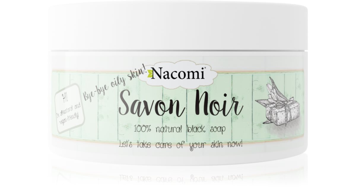 Nacomi Bye-Bye oily skin! črno milo za obraz in telo | notino.si