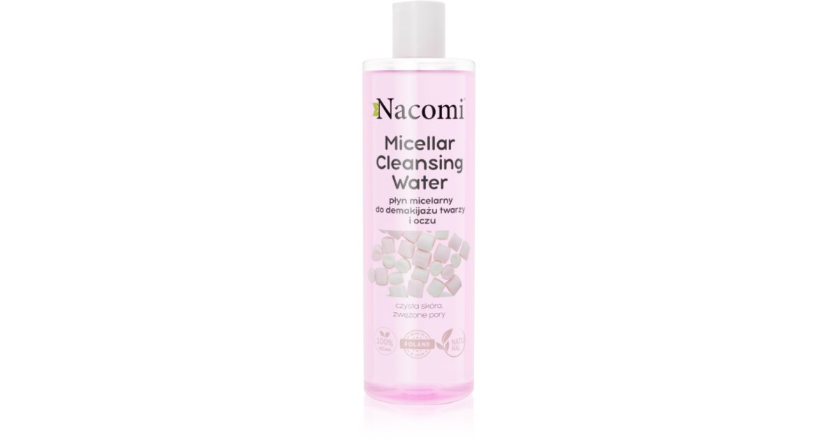 Nacomi Micellar Cleansing Water Micellar Water for hydration and pore ...