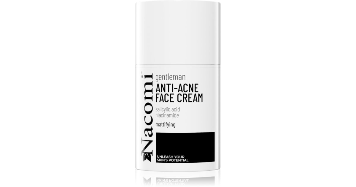 Nacomi Gentleman creme hidratante para a pele com acne para homens ...