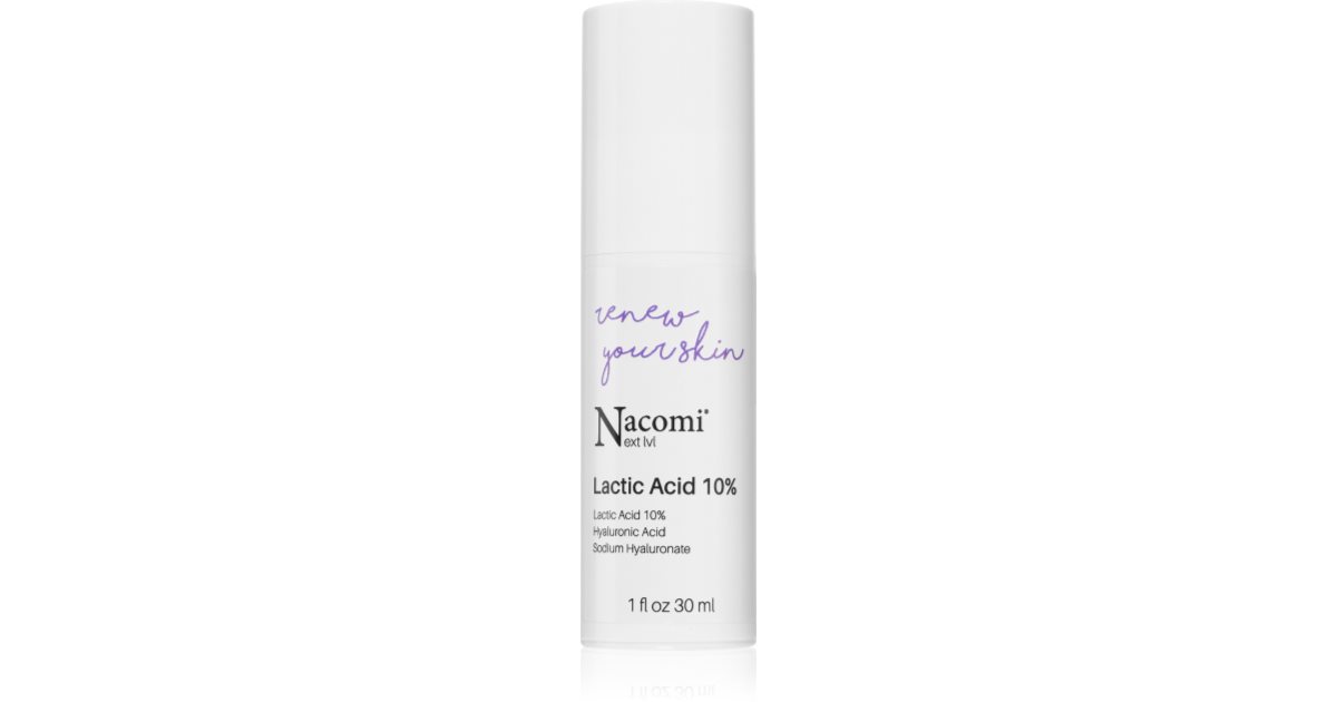 Nacomi Next Level Renew Your Skin Udglattende serum med mælkesyre ...