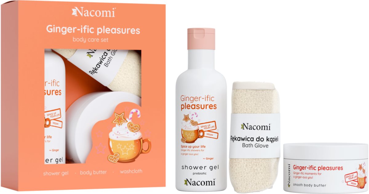 Nacomi Ginger-ific Pleasures Gift Set for the body | notino.ie