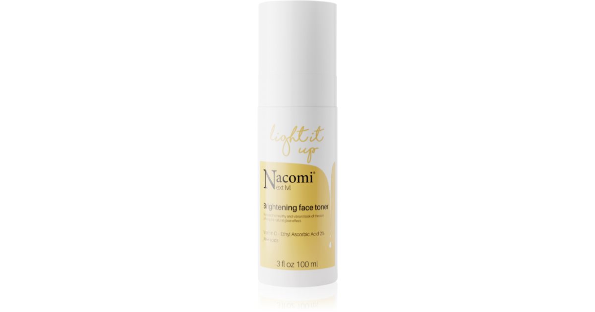 Nacomi Next Level Light It Up lotion tonique illuminatrice | notino.fr