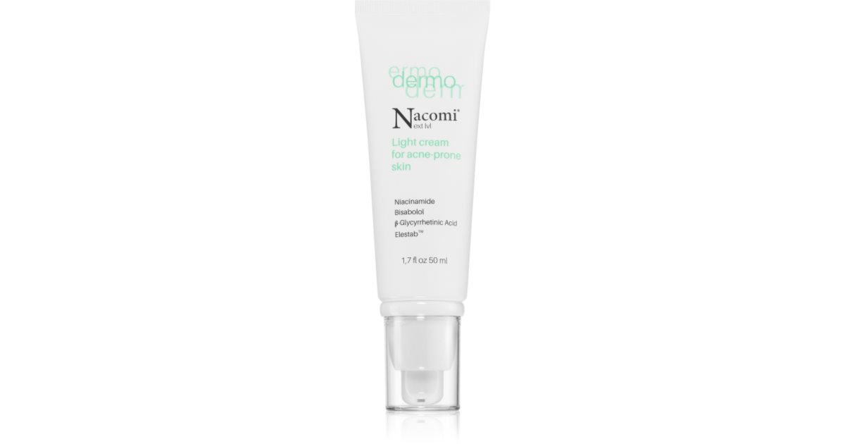 Nacomi Next Level Dermo crema seboregolatrice leggera contro l'acne ...