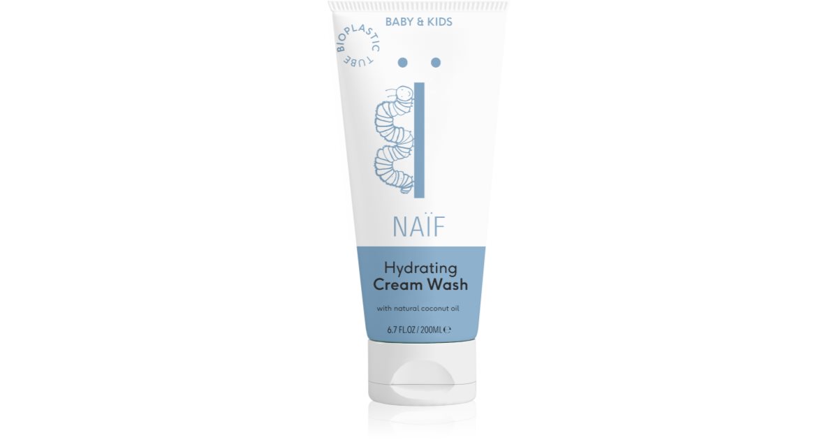 Naif Baby & Kids Hydrating Cream Wash Hydrating Shower Cream for ...