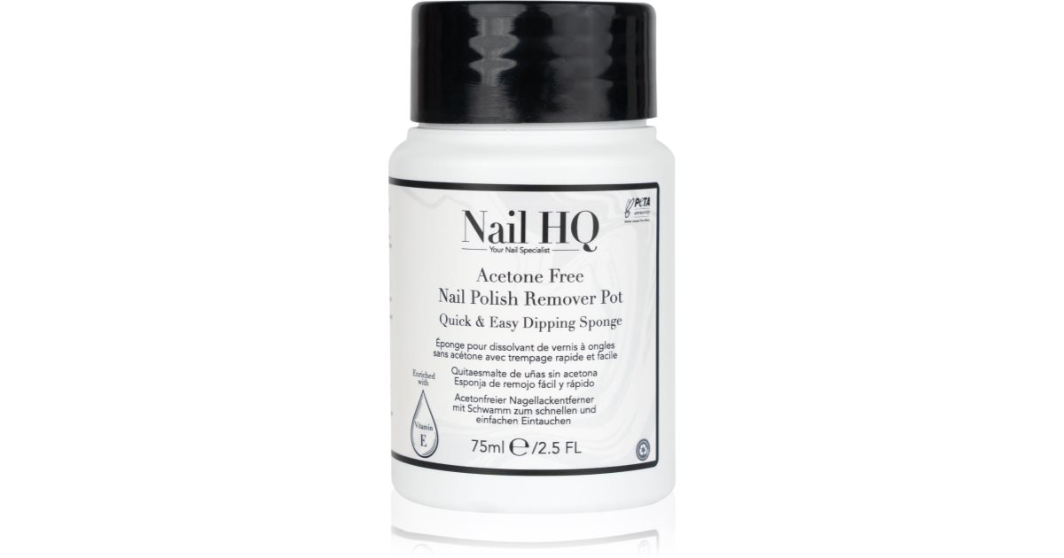 Nail HQ Acetone Free nail polish remover without acetone | notino.co.uk