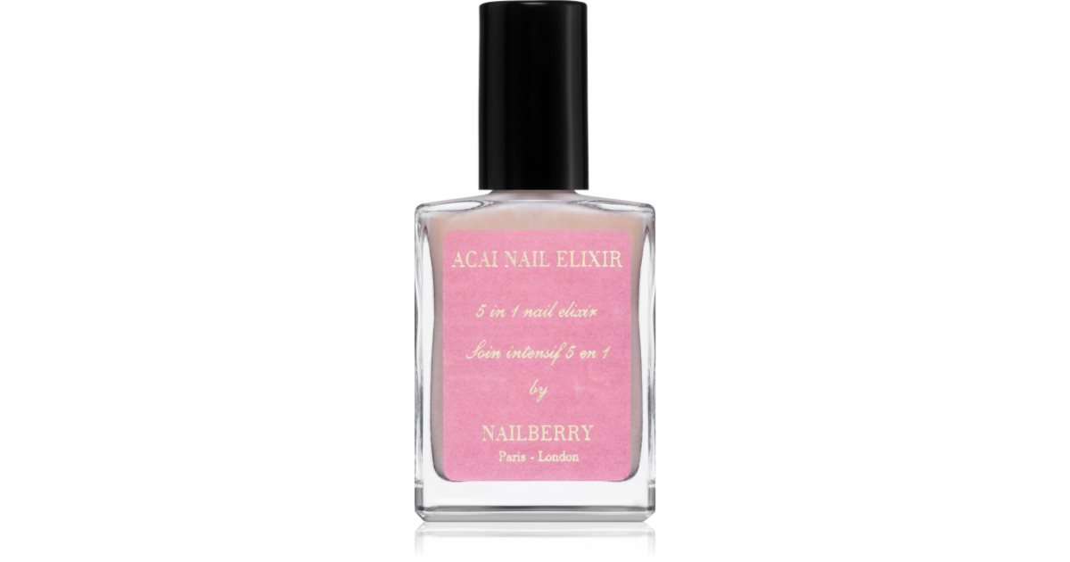 NAILBERRY Acai Nail Elixir base coat nail polish with regenerative ...