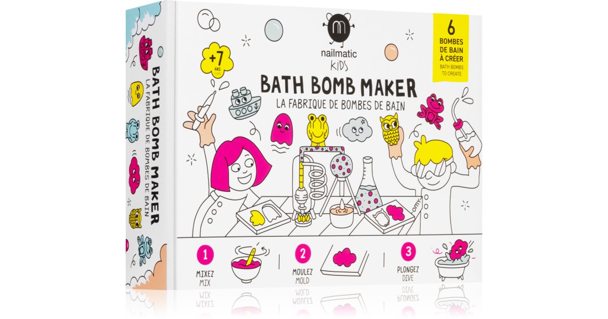 Nailmatic DIY KIT Bath Bomb Maker set for fizzy bath bombs | notino.co.uk