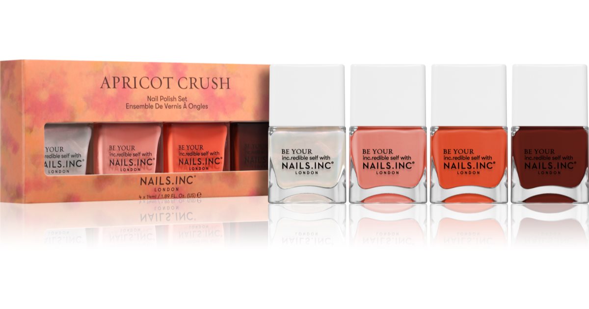 Nails Inc. Apricot Crush nail polish set | notino.co.uk