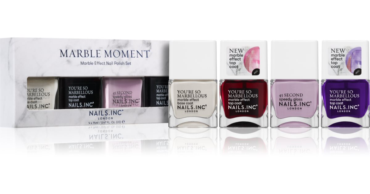Nails Inc. Marble Moment nail polish set | notino.co.uk