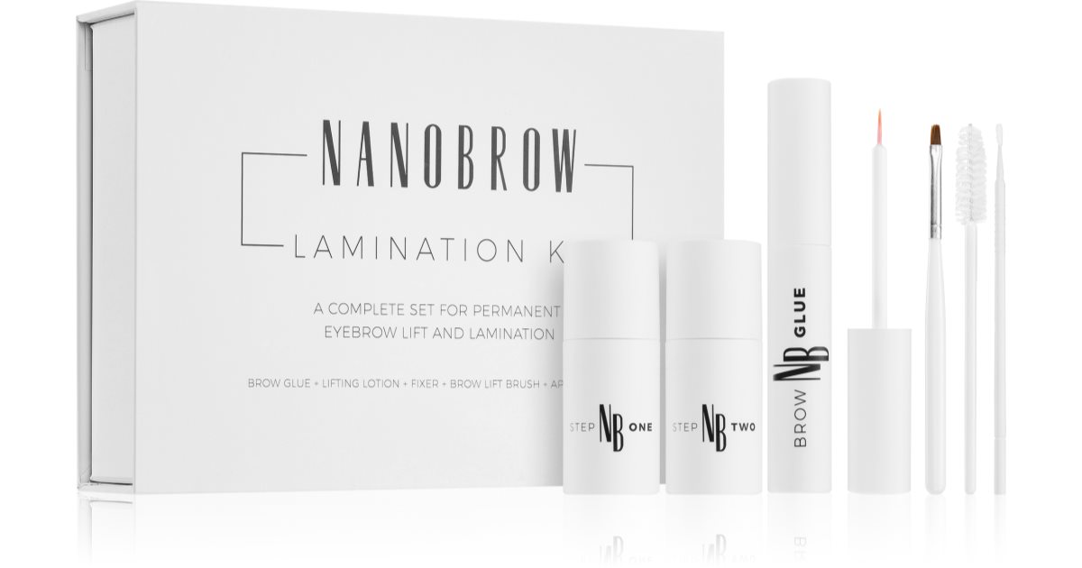 Nanobrow Lamination Kit комплект за оформяне на вежди | notino.bg