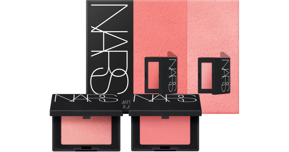 NARS MINI BLUSH DUO подаръчен комплект за перфектен външен вид цвят Orgasm/ Orgasm Edge | notino.bg