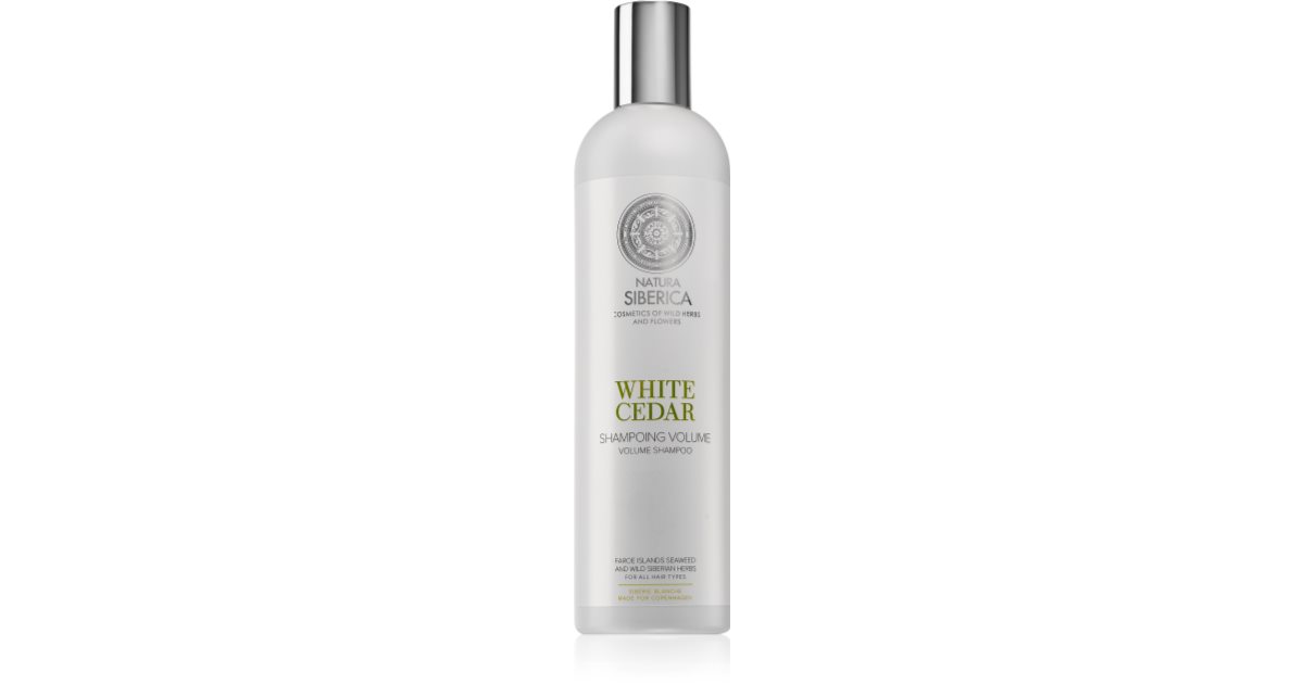 Natura Siberica Copenhagen White Cedar Volume Shampoo for all hair ...
