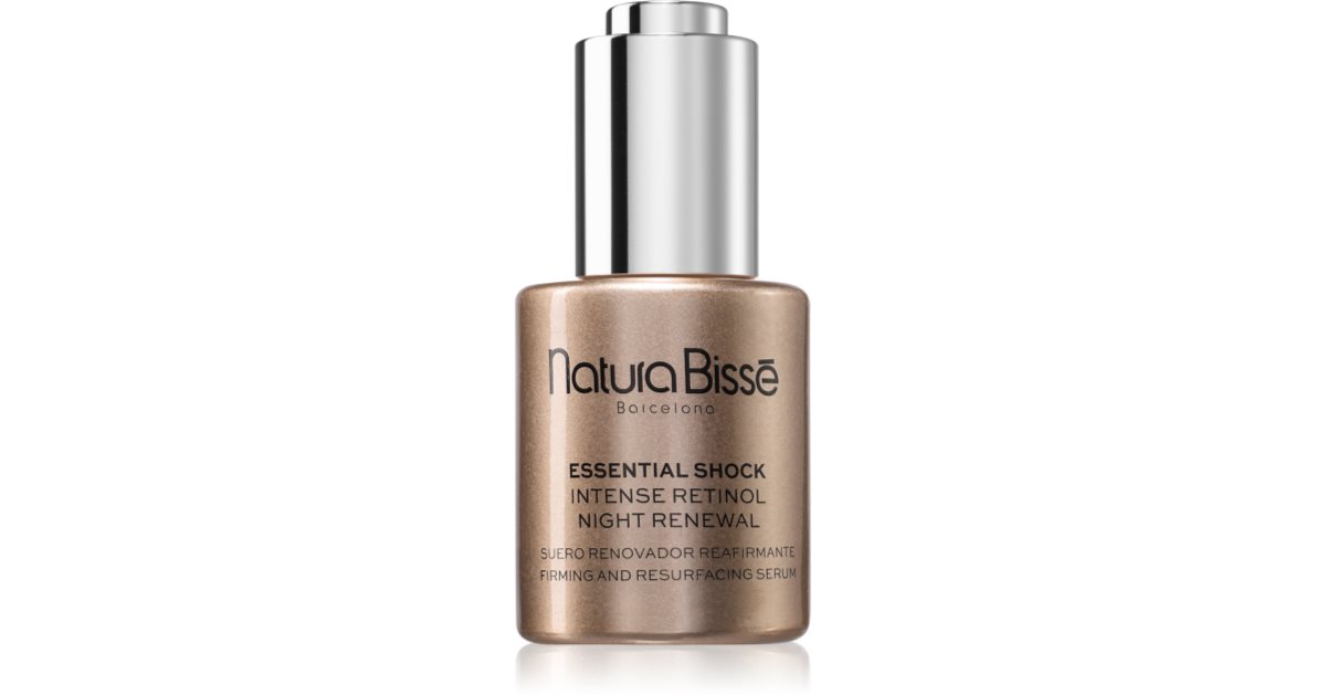 Natura Bissé Essential Shock Intense Retinol Night Renewal intensives, festigendes Serum mit ...