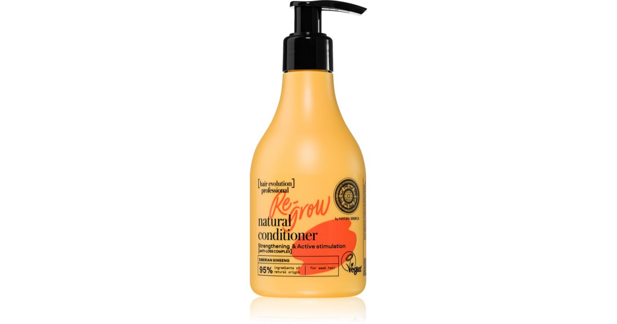 Natura Siberica Hair Evolution Re-Grow energising conditioner for fine ...