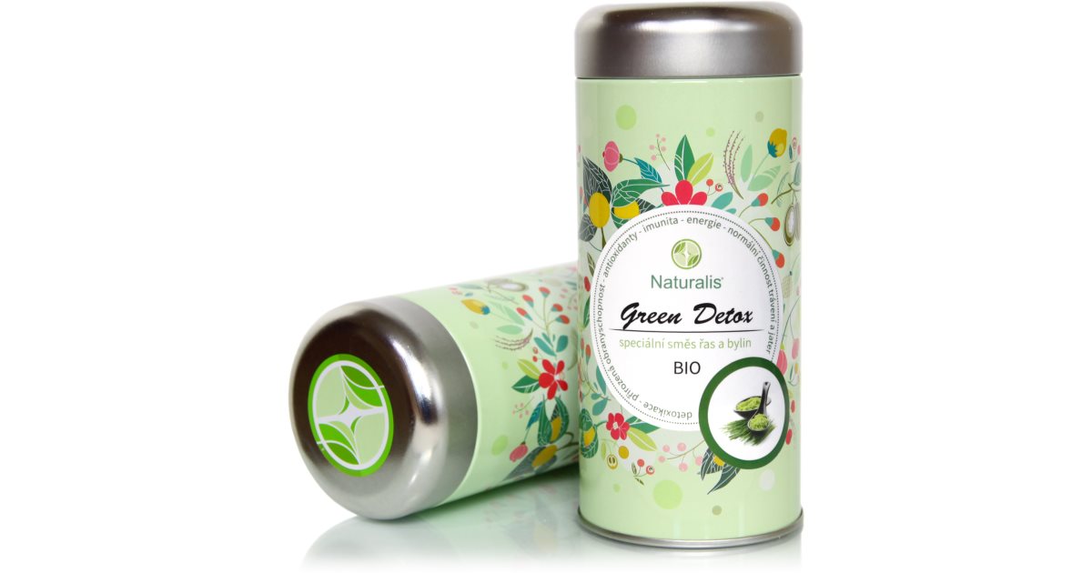 Naturalis Green Detox BIO milteliai kūno detoksikacijai ir imuniteto ...
