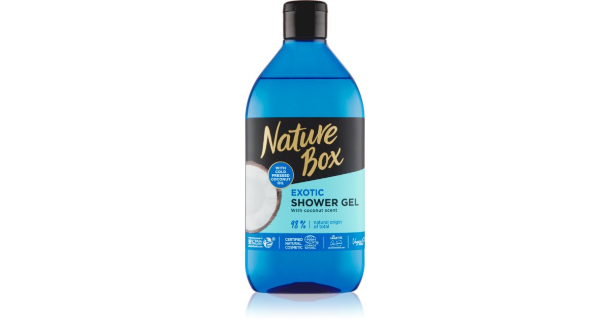 Nature Box Coconut gel de duche refrescante com efeito hidratante ...