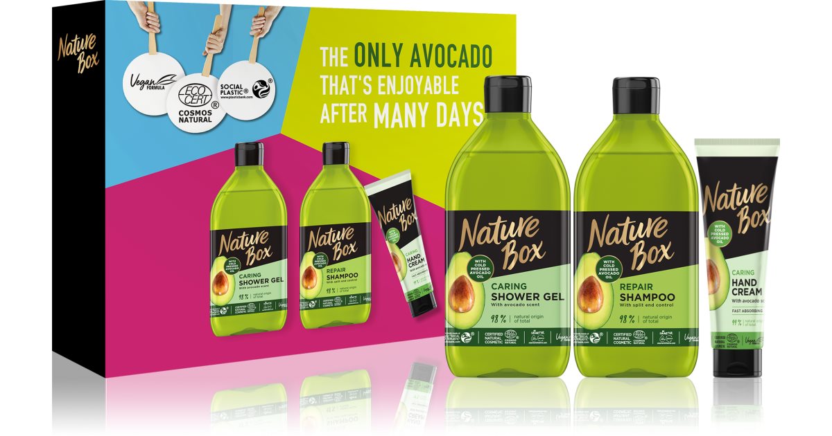 Nature Box Avocado Gift Set (For Hydration And Shine) | notino.co.uk