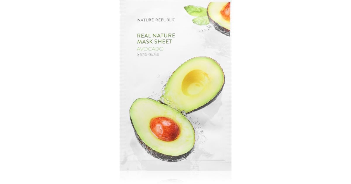 NATURE REPUBLIC Real Nature Avocado Mask Sheet | notino.gr