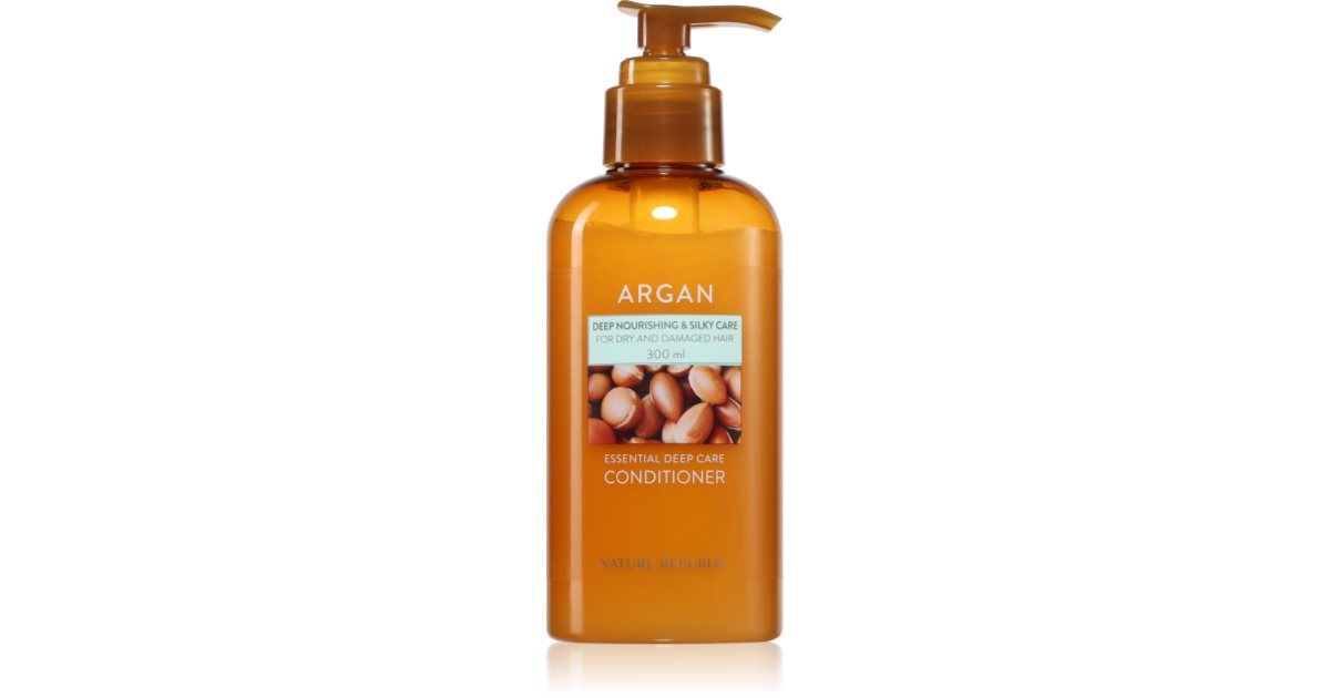 NATURE REPUBLIC Argan Essential Deep Care Conditioner moisturising and ...