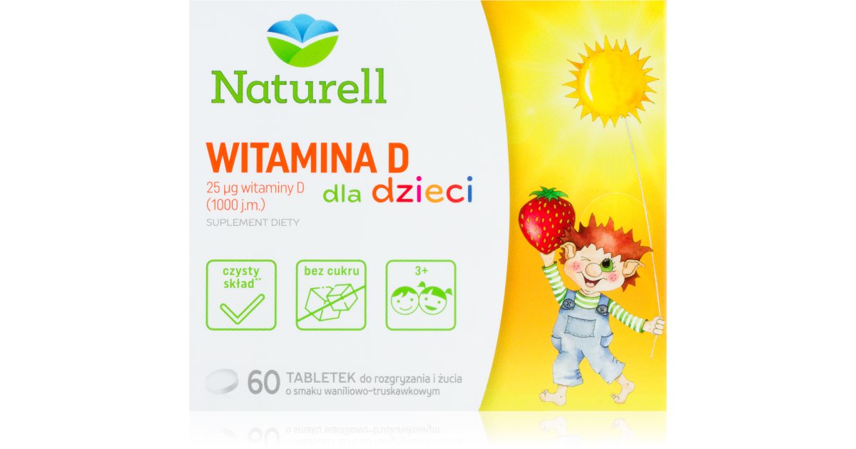 Naturell Witamina D dla dzieci | notino.pl