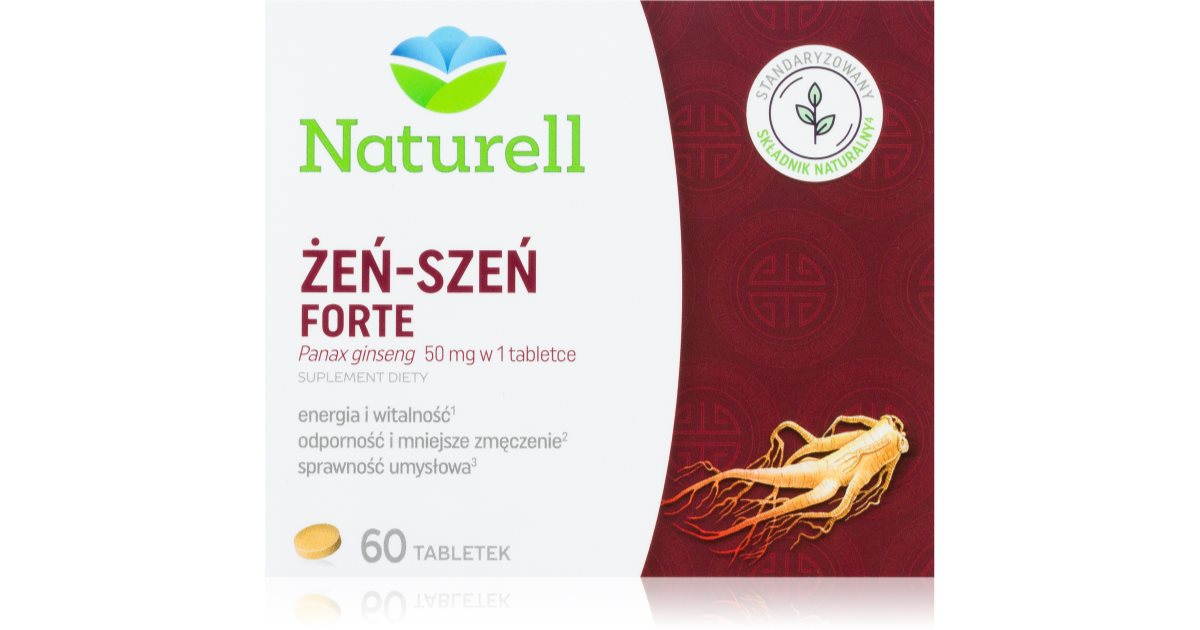 Naturell Żeń-szeń Forte tabletki do podtrzymania witalności