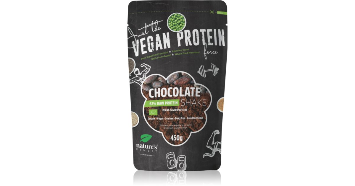 Natures Finest Protein Shake BIO veganes Protein in BIO-Qualität ...
