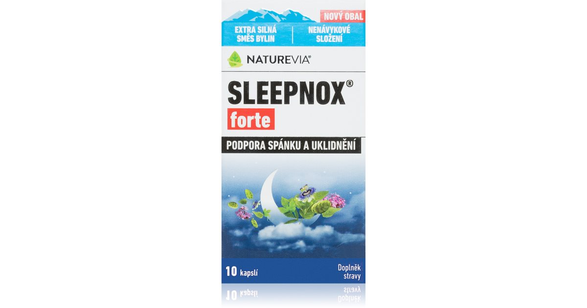 NatureVia Sleepnox Forte bylinné kapsle pro klidný spánek | notino.cz