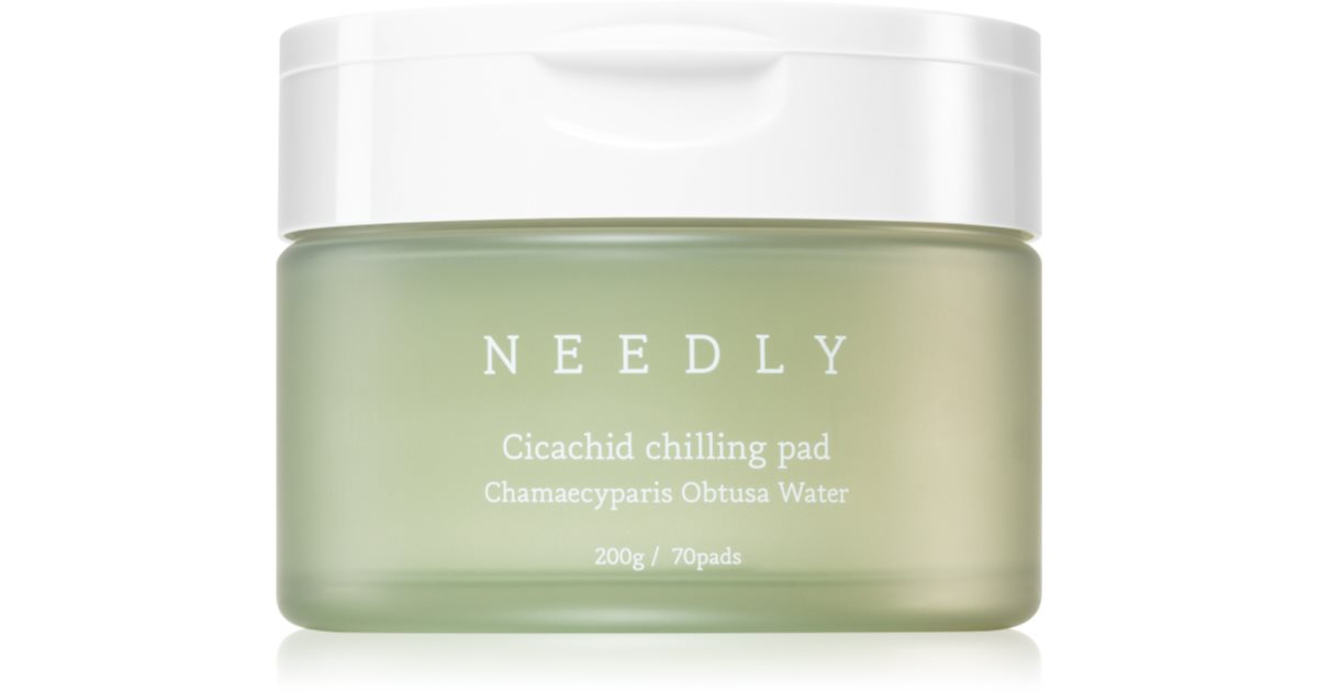 NEEDLY Cicachid Chilling Pad discos exfoliantes faciales con efectos ...