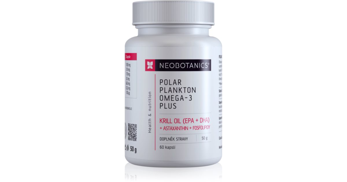 Neobotanics Polar Plankton Omega-3 Plus kapsle pro normální činnost ...