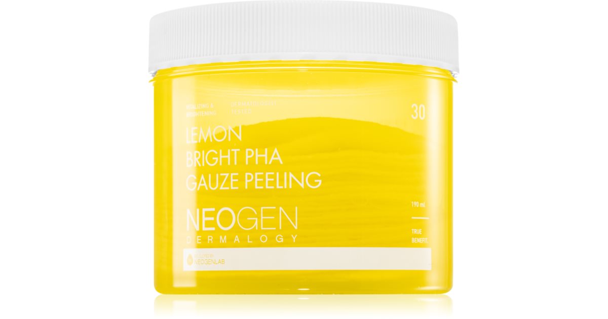 Neogen Dermalogy Clean Beauty Gauze Peeling Lemon Bright PHA Peeling ...