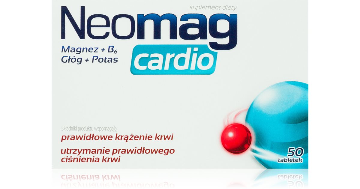 NeoMag Cardio tabletki do wspomagania zdrowia układu nerwowego