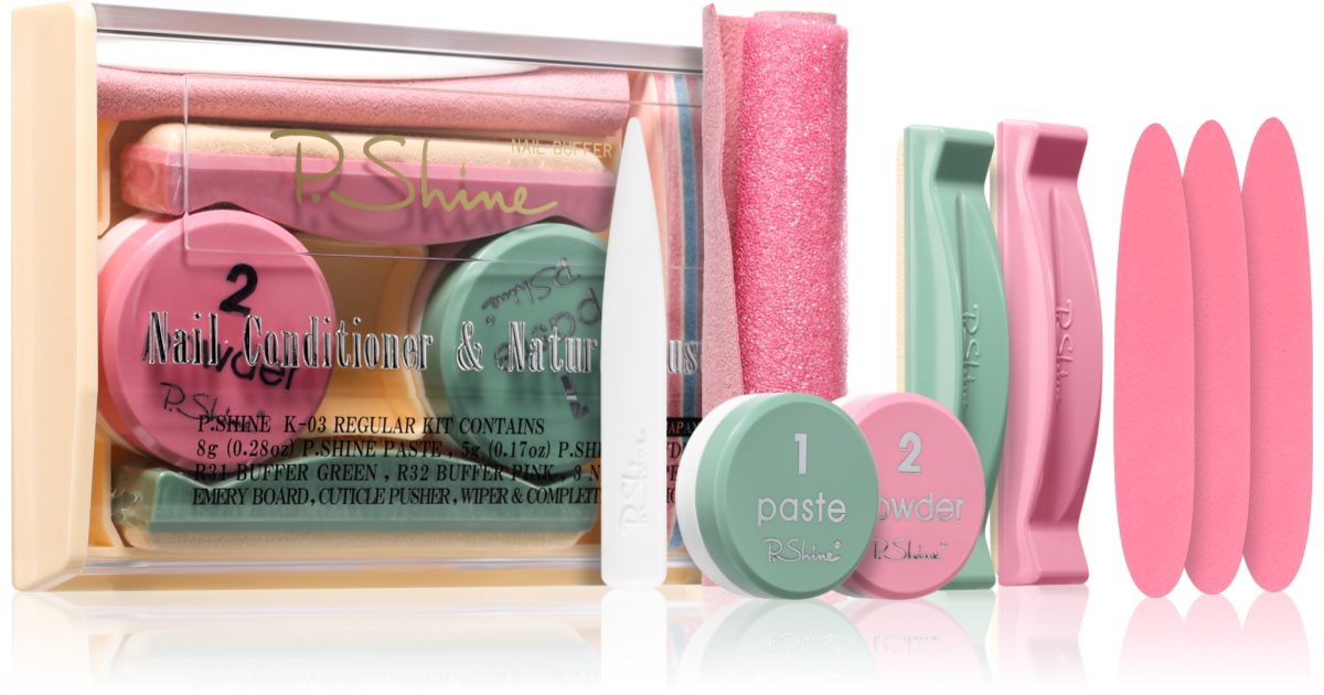 NEONAIL P.Shine Japanese Manicure rinkinys pažeistiems nagams | notino.lt
