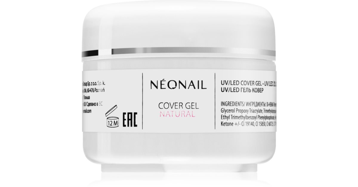NEONAIL Cover Gel Natural gel for gel and acrylic nails | notino.co.uk