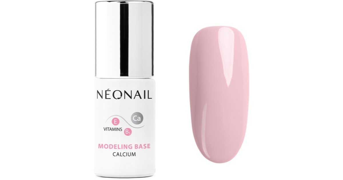 NEONAIL Modeling Base Calcium base coat gel for gel nails with calcium ...