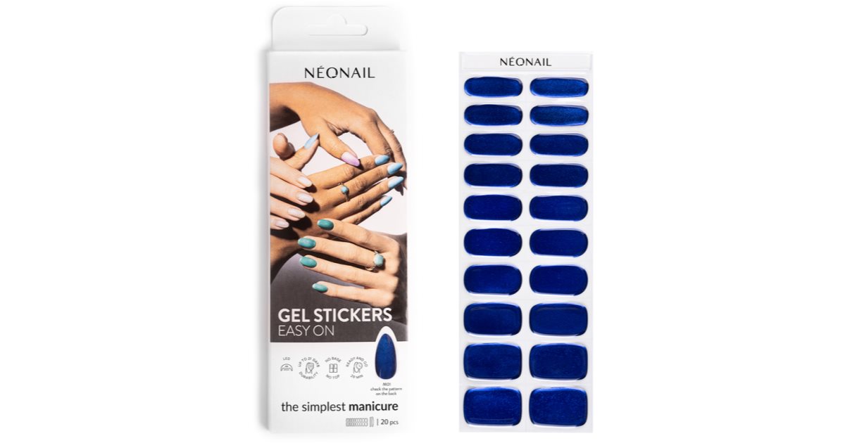 NEONAIL Easy On Gel Stickers Nail Stickers | notino.ie