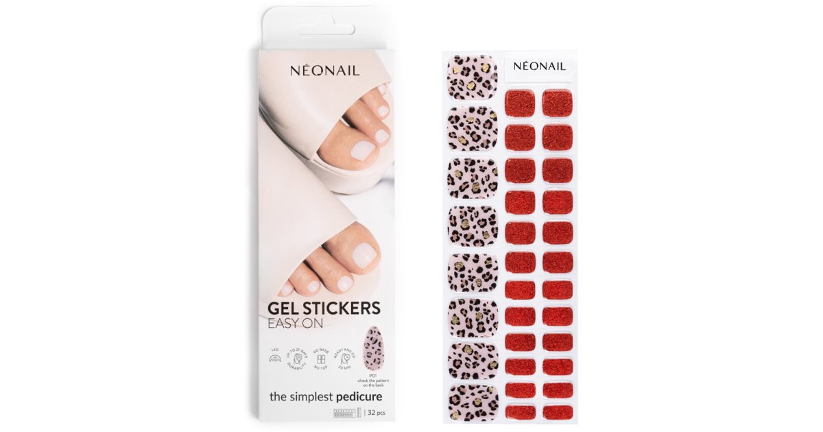NEONAIL Easy On Gel Stickers nail stickers using a UV/LED lamp | notino ...
