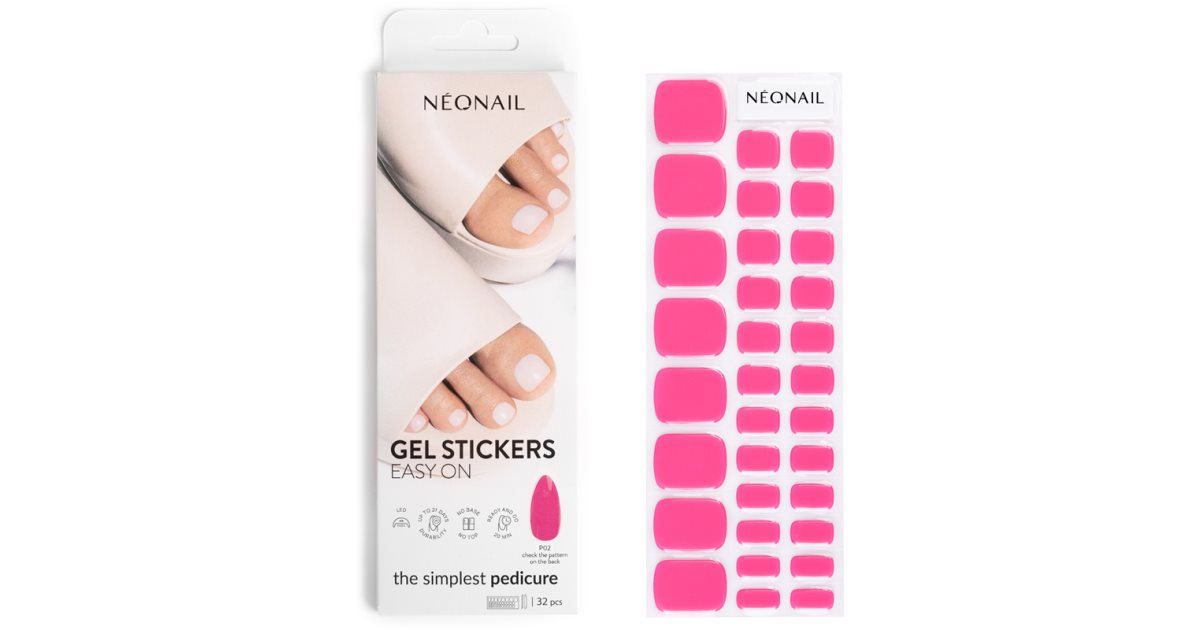 NEONAIL Easy On Gel Stickers nail stickers for legs | notino.co.uk