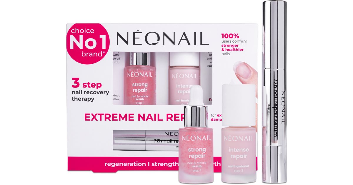NEONAIL Nail Care Set Extreme Nail Repair set(for nails and cuticles ...