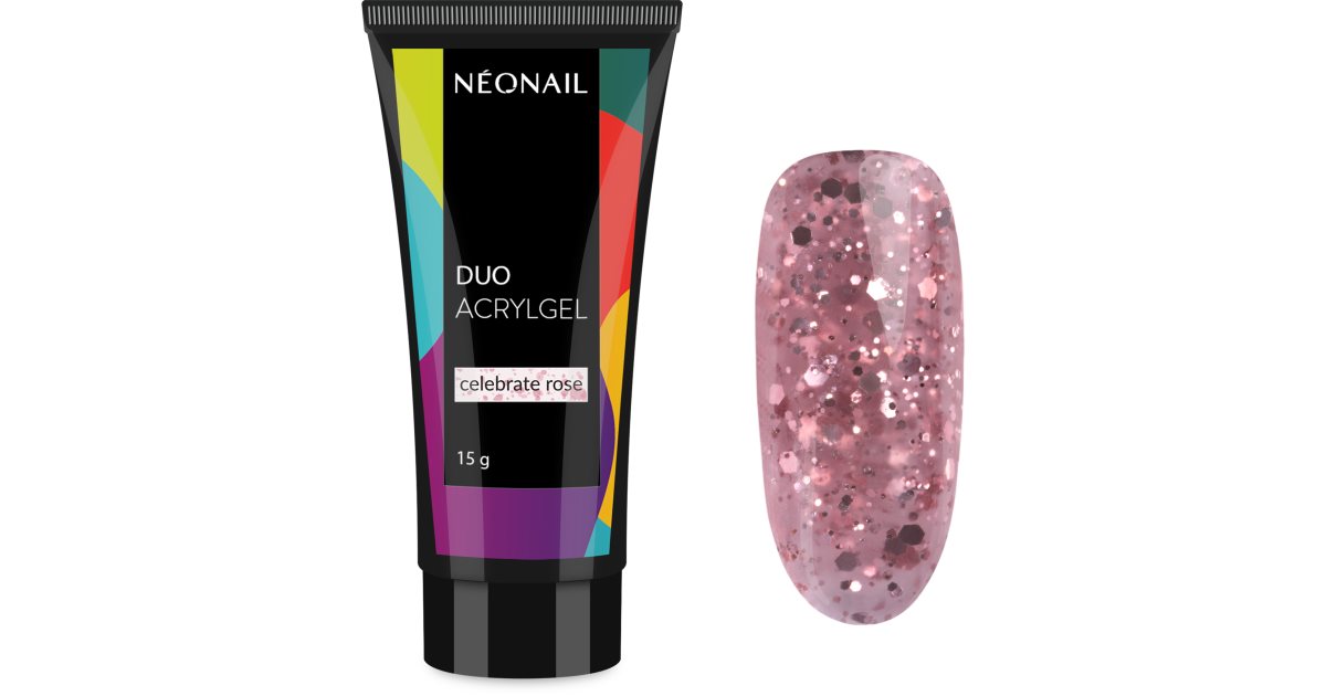 NEONAIL Duo Acrylgel Celebrate Rose gel for gel and acrylic nails ...