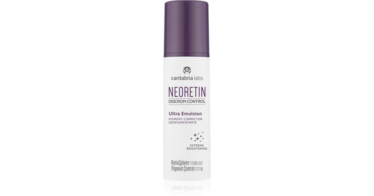 Neoretin Discrom control Ultra Emulsion light nighttime emulsion for ...