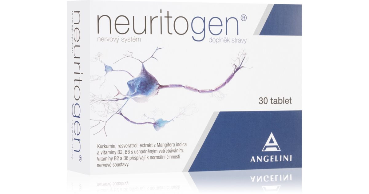 Neuritogen tablety doplněk stravy pro normální činnost nervové soustavy ...