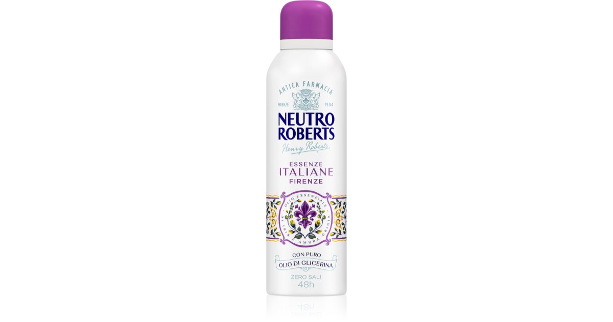 Neutro Roberts Italiane Firenze Deodorant Spray mit 48-Stunden Wirkung ...